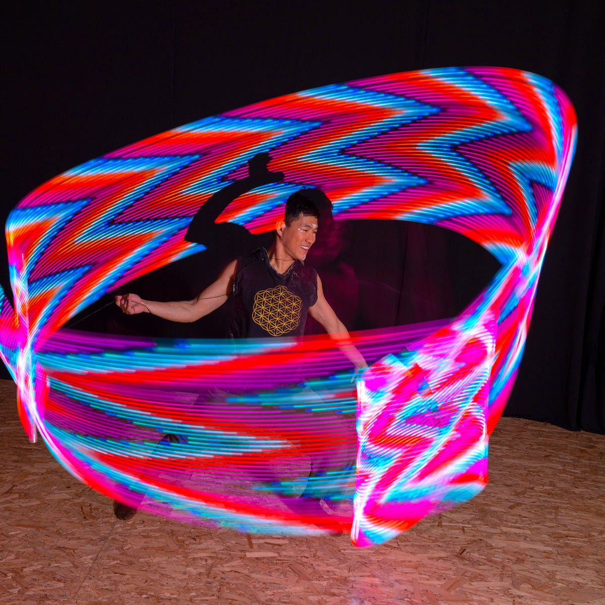 full vision dance wand - incredible LED full pixel wand for performance ...