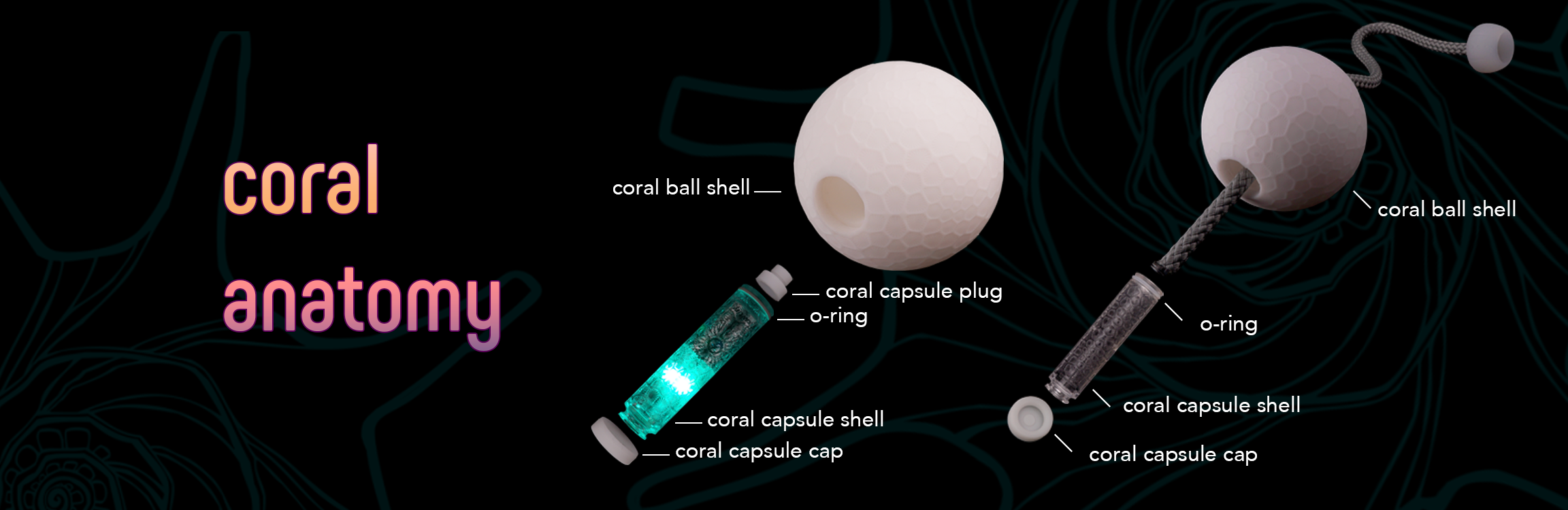coral parts – flowtoys